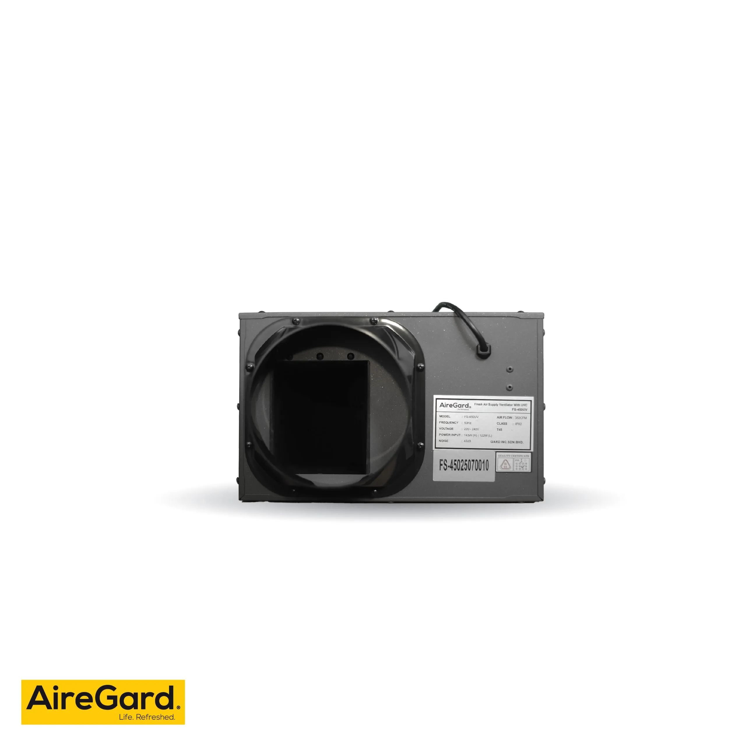 Fresh Air Ventilation FS-300 - AireGard
